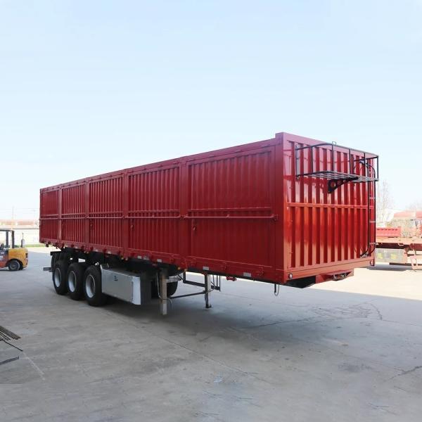 Quality 3-Axis 60-100 Tons Closed Semi-Trailer for ABS Anti-lock Braking System and for sale