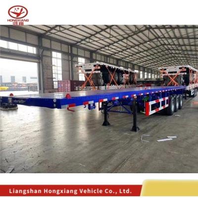China 30 40 50 Ton Skeletal Container Trailer 8/12/16 Tires 1 Year After-sales Service Direct for sale