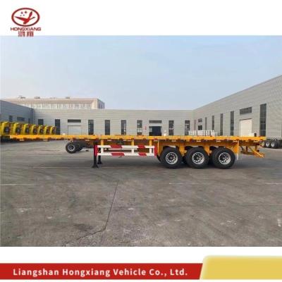 China 30 40 50 Ton Skeletal Container Trailer 8/12/16 Tires 1 Year After-sales Service Direct for sale