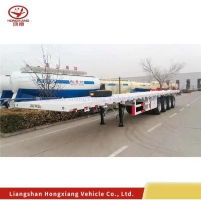 China 30 40 50 Ton Skeletal Container Trailer 8/12/16 Tires 1 Year After-sales Service Direct for sale