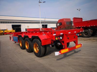 China 1 Year After-sales Service 40 Feet Container Chassis Truck Semi Trailer with Fuwa Axle for sale