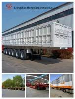 China 40FT 53FT Enclosed Box Van Type Semi Trailer Self-dumping Leaf Spring Suspension for sale