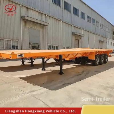 China 2 As 20 FT Skeleton Semi-trailer Container Chassis Skeletal Truck Trailer in de verkoop Te koop