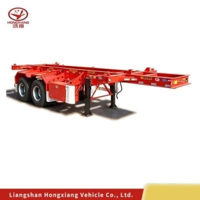 China Sinotruck ABS Anti-lock Braking System 20FT Shipping Container Carrier Truck Trailers for sale
