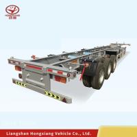 China Customizable Colour Skeleton Container Chassis Semi Trailer with Immobilize System for sale