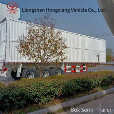 Cina Sosposizione meccanica/aerea Apparecchi domestici Trasporto di merci Semi Box Van Trailer in vendita
