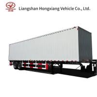 China Customization Van-type 3 Axles Dry Van Enclosed Box Trailer for Cargo Transportation for sale