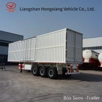 China Customization Van-type 3 Axles Dry Van Enclosed Box Trailer for Cargo Transportation for sale