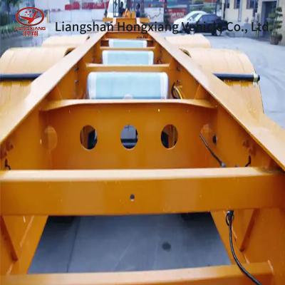 China Colour Vehicle Master Container Transporting Used Trailer Axles Skeleton Semi-Trailer for sale