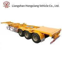 China Colour Specific Skeleton Semi-Trailer Container Chassis Trailer 40FT Container Trailer for sale
