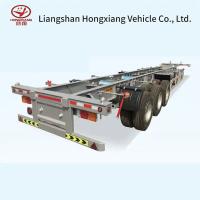 China Colour Specific Skeleton Semi-Trailer Container Chassis Trailer 40FT Container Trailer for sale