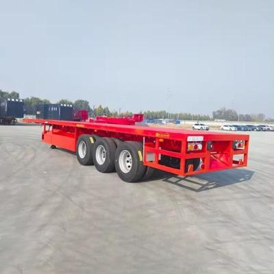 Cina Semirimorchio piatto di tipo furgone per il trasporto di materiali da costruzione e attrezzature agricole in vendita