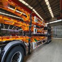 China Skeleton Semi-Trailer Container Chassis with Customization and 2/3/4 Axle Number for sale