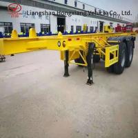 China Skeleton Chassis Semitrailer with 8sets Twist Locks Grade Medium Duty Customization for sale