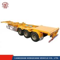 China Flatbed Skeleton Container Semi-Trailer The Prime Choice for Container Transportation for sale