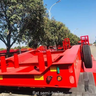 China EHL9400ZHX 3-assige 40 FT platbed semi-truck trailer voor uw transportbehoeften Te koop