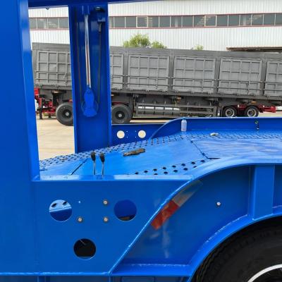 China 2/3-assig dubbelvloers staal chassis autovervoertuig vervoerder voor zwaar vervoer Te koop