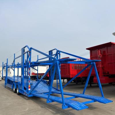 China 2/3-assig dubbelvloers staal chassis autovervoertuig vervoerder voor zwaar vervoer Te koop