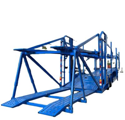 China 2/3-assig dubbelvloers staal chassis autovervoertuig vervoerder voor zwaar vervoer Te koop