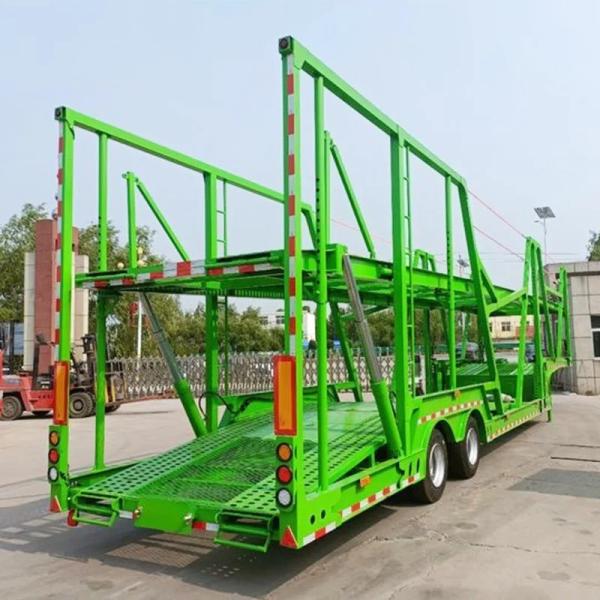 Quality 2/3 Axle Twin City 8 Car Transport Semi-Trailer with ABS Anti-lock Braking for sale