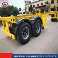 China Directly Sells Container Chassis Skeleton Trailers with Multi-link Suspension Systems for sale