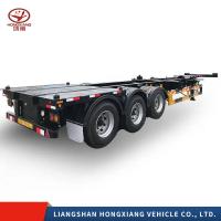 China Directly Sells Container Chassis Skeleton Trailers with Multi-link Suspension Systems for sale
