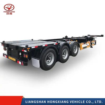 China Light Weight Skeleton Trailer Chassis for Multi-link Suspension and Dual Line Braking for sale