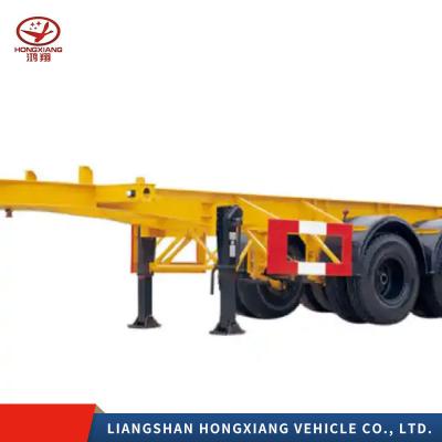 China Light Weight Skeleton Trailer Chassis for Multi-link Suspension and Dual Line Braking for sale