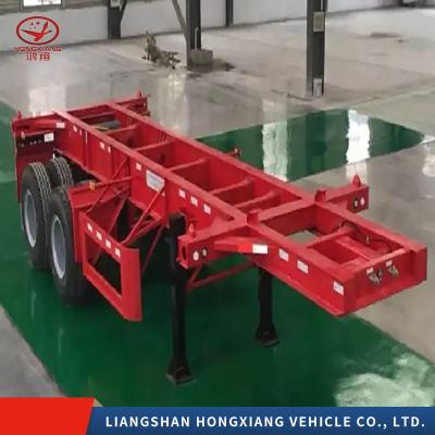 China Light Weight Skeleton Trailer Chassis for Multi-link Suspension and Dual Line Braking for sale