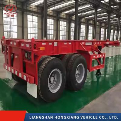 China Light Weight Skeleton Trailer Chassis for Multi-link Suspension and Dual Line Braking for sale