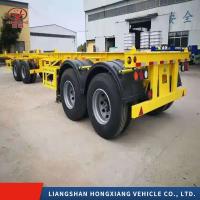 China 2/3/4 Axle Container Chassis Skeleton Semi Trailer for Customized Transport for sale