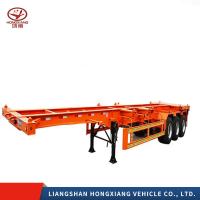 China 2/3/4 Axle Container Chassis Skeleton Semi Trailer for Customized Transport for sale