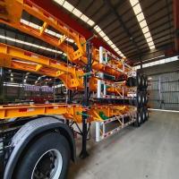 China 8/12/16 Tires Medium Duty Container Side Lifter for Self Loading Skeleton Containers for sale