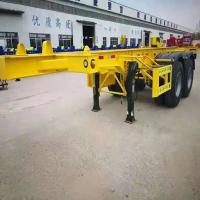 China Multi-link Type Container Chassis Skeleton Semi Trailer with and Multi-link Suspension for sale