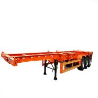 China Multi-link Type Container Chassis Skeleton Semi Trailer with and Multi-link Suspension for sale
