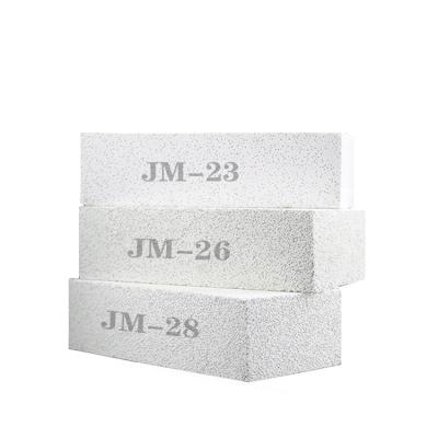 China JM 26 Low Density 0.5-1.3g/cm3 Mullite Insulation Brick with High Al2O3 Content 40-70% for Kiln Applications up to 1500C for sale