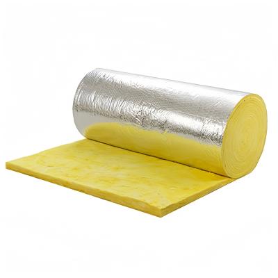 China 10 - 48kg/m3 GlassWool Blanket Heat Insulation Soundproof Fireproof For HVAC Systems for sale