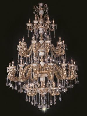 Cina Luci trasparenti del candeliere del cristallo LED del bagno di lusso con 39 armi in vendita