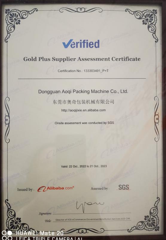 factory audit by SGS - Dongguan Aoqi Packing Machine Co., Ltd.