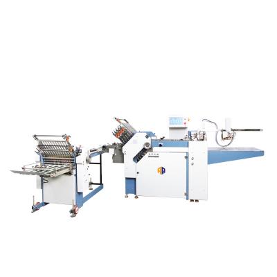 China Máquina de dobramento de papel da dobra transversal com a placa da curvatura da largura 12 de 480mm for sale