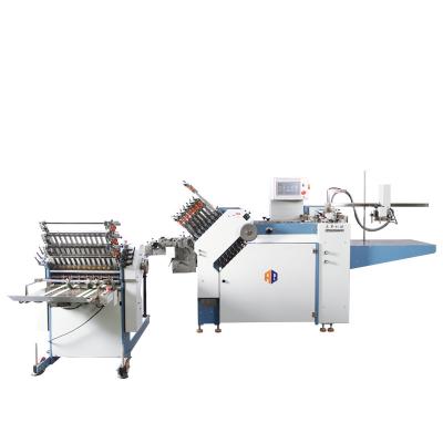 China Het stille Farmaceutische Pamflet die van de Riemaandrijving Machine met Document Uitwerpingsfunctie vouwen Te koop