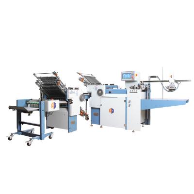 Cina piegatrice della carta di ampio formato 380V con i piatti del fermaglio di combinazione in vendita