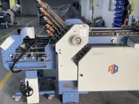 China 380V Cross Folding Machine , Auto Paper Folder With Touch Screen Control Interface for sale