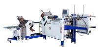 China Automated Industrial Folder Machine Leaflets Brochure Folding Machine With Delivery Table for sale