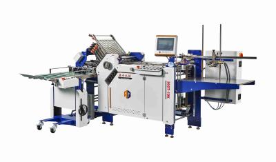 China Máquina de plegado de folletos AOQI con cuchillo de plegado cruzado para inserciones plegadas en venta