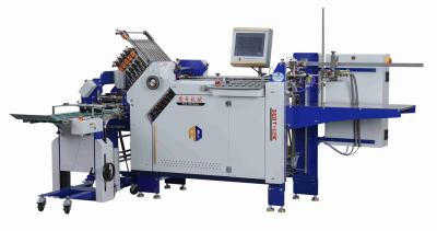 China Pharmaceutical Leaflet Paper Folder Machine For Booklet Paper Folding Machine With Cross Folder Machine for sale