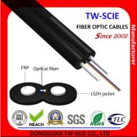 China 1 Core Single Mode FTTH Drop Cable 8.2kg/km Cable Weight Good Performance G652D for sale