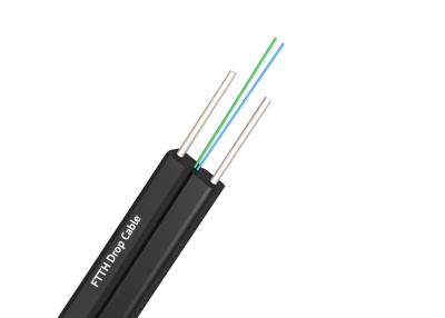 Китай Горяче оцинкованный FTTH кабель с настраиваемой формой PE PVC LSZH HDPE куртка 0,45 мм стали продается