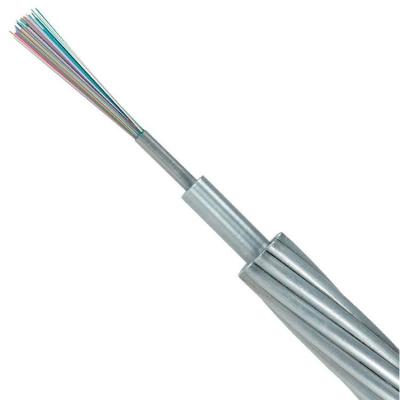 China Customized Aluminum Clad Steel OPGW Fiber Optic Cable For FTTH FTTB FTTX Network Installation for sale