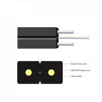 China 2/ 4 Core FTTH LSZH Fiber Optic Cable Indoor Singlemode Drop Cable for sale